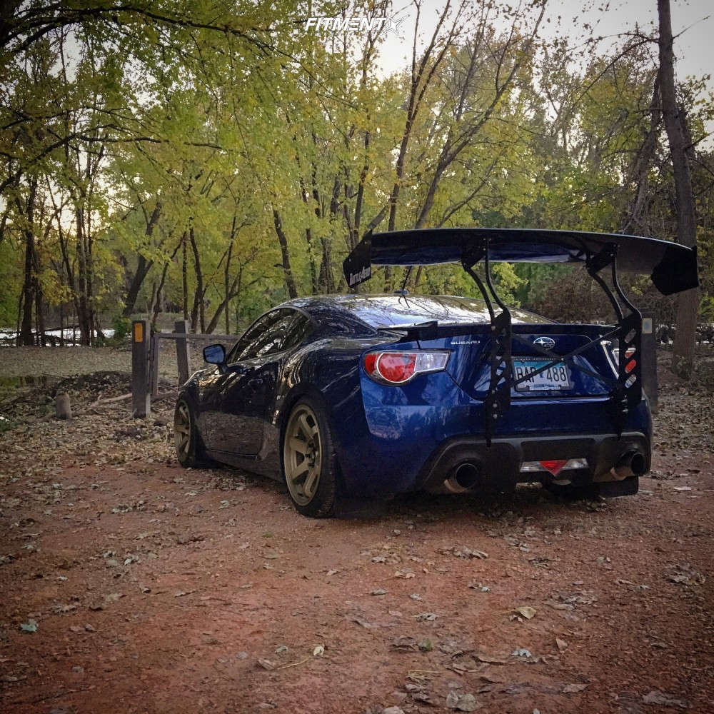 2013 Subaru BRZ Base with 18x9.5 MST Mt01 and Continental 245x35 on Coilovers | 456016 | Fitment ...