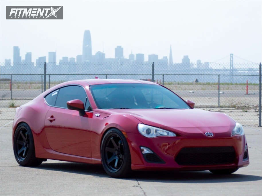 2013 Scion FR-S with 18x9.5 AVID1 AV6 and Toyo Tires 245x40 on Coilovers | 456473 | Fitment ...
