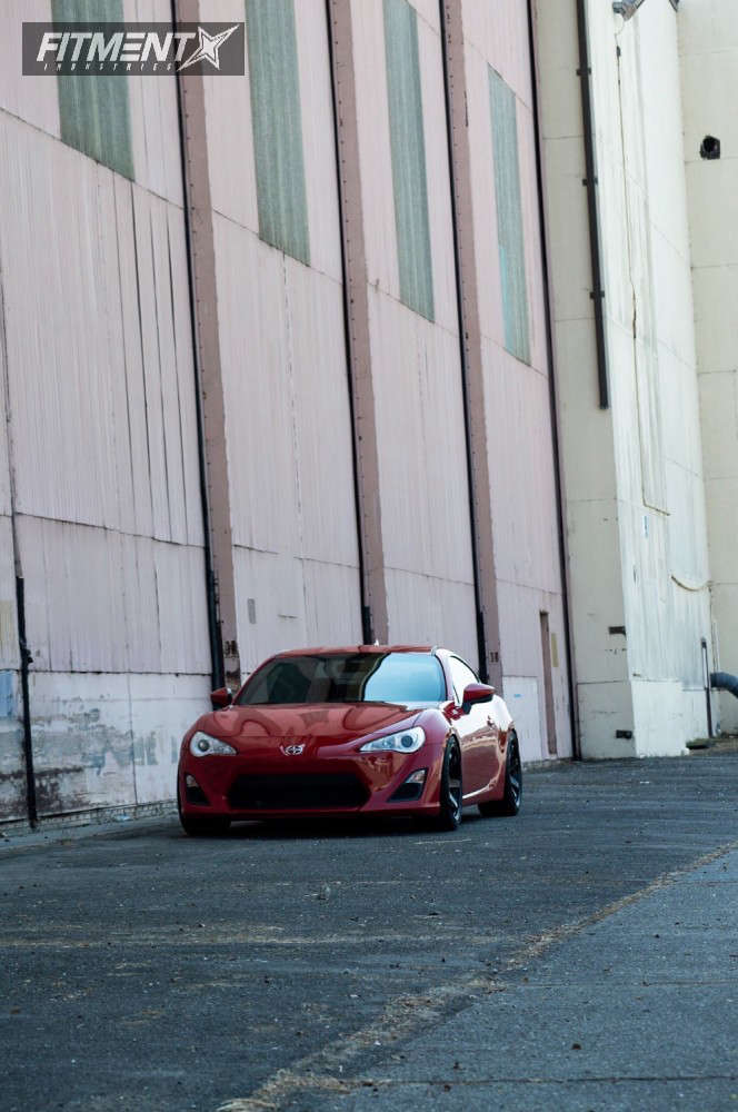 2013 Scion FR-S with 18x9.5 AVID1 AV6 and Toyo Tires 245x40 on Coilovers | 456473 | Fitment ...