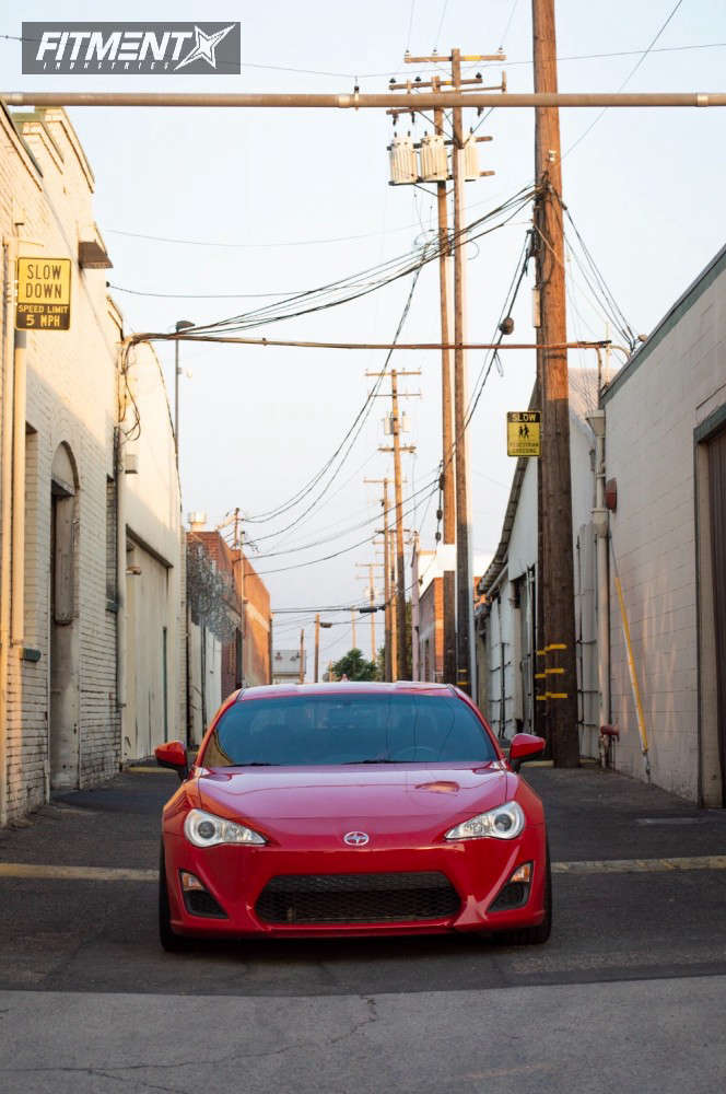 2013 Scion FR-S with 18x9.5 AVID1 AV6 and Toyo Tires 245x40 on Coilovers | 456473 | Fitment ...