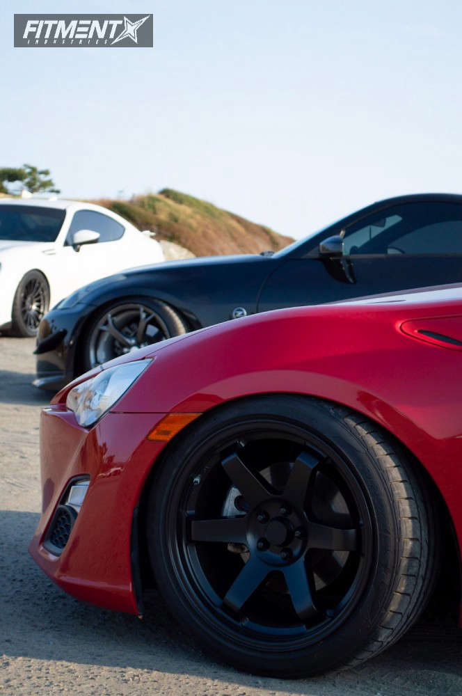 2013 Scion FR-S with 18x9.5 AVID1 AV6 and Toyo Tires 245x40 on Coilovers | 456473 | Fitment ...