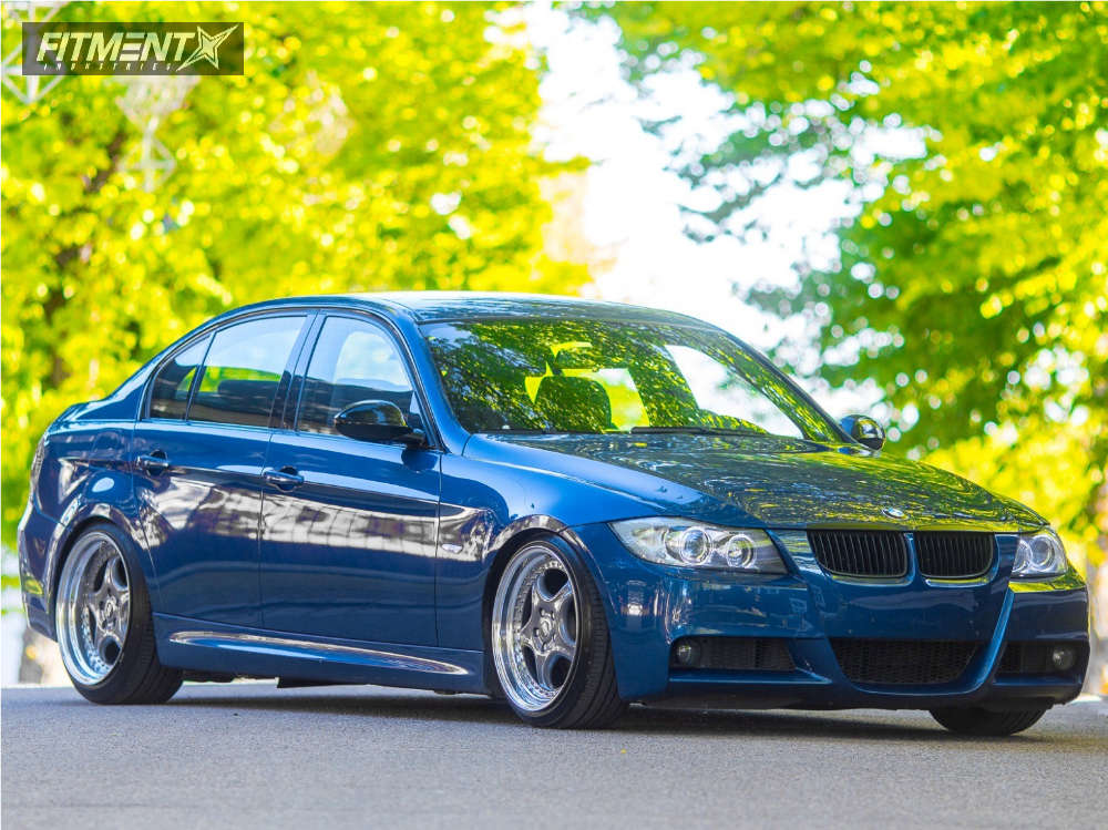 2006 BMW 3 Series Base with 18x9 RH ZW4 and Nankang 205x40 on Coilovers ...
