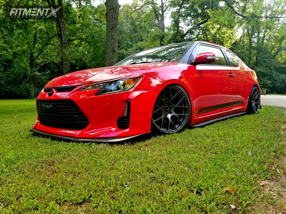 2015 Scion TC Base with 18x9.5 Enkei Raijin and General 225x40 on ...