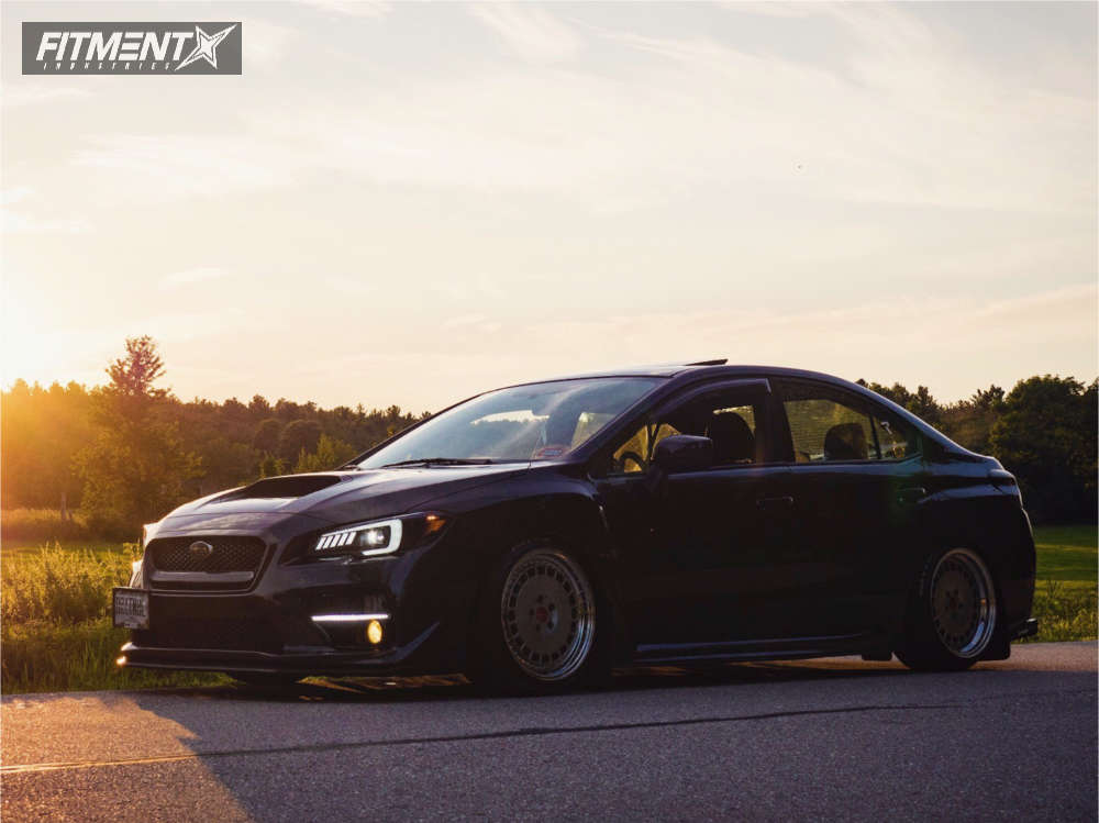 2017 Subaru WRX with 18x10.5 Rotiform Vce and Nitto 225x40 on Coilovers ...