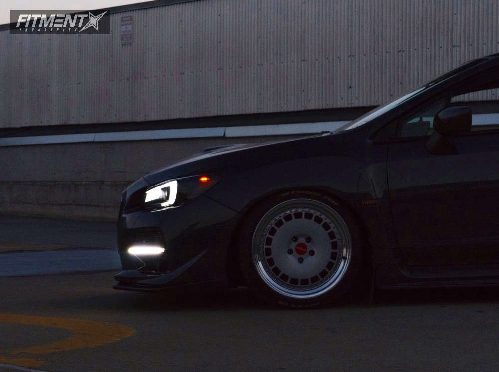 2017 Subaru WRX with 18x10.5 Rotiform Vce and Nitto 225x40 on Coilovers ...
