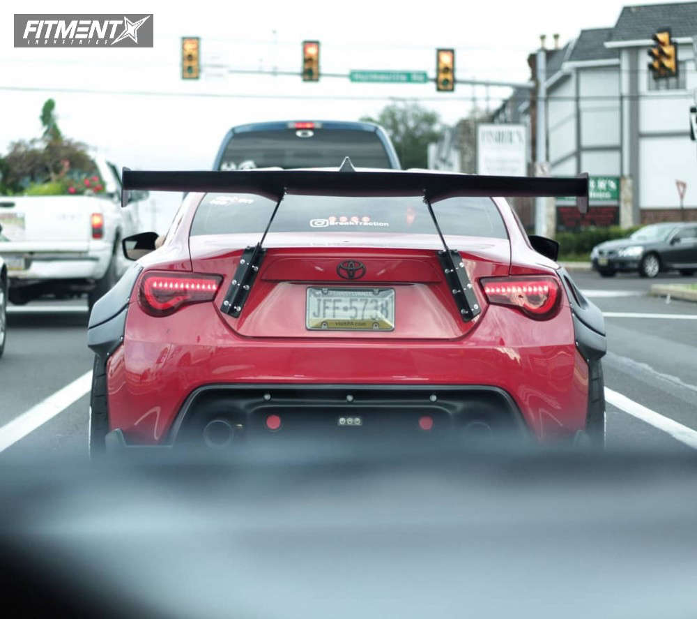 2013 Scion FR-S Base with 18x9.5 Option Lab R716 and Firestone 255x45 ...