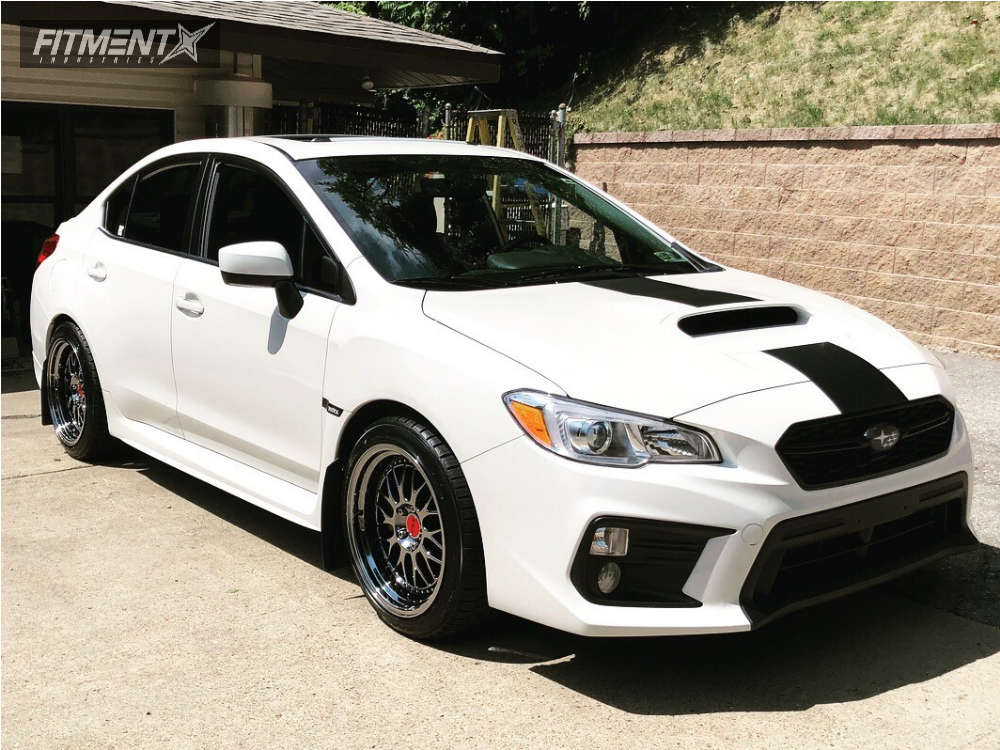2018 Subaru WRX with 18x9.5 ESR Sr01 and Falken 245x40 on Stock ...
