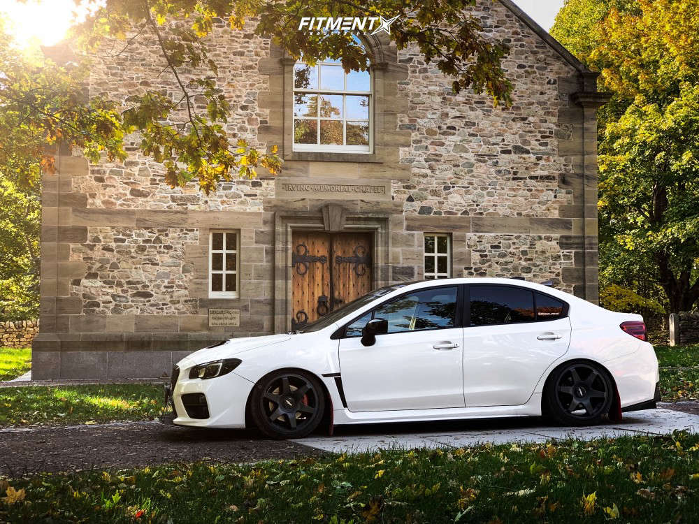 2015 Subaru WRX Base with 18x8.5 Rotiform Six and Firestone 225x40 on ...