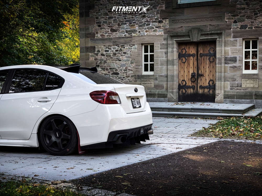 2015 Subaru WRX Base with 18x8.5 Rotiform Six and Firestone 225x40 on ...