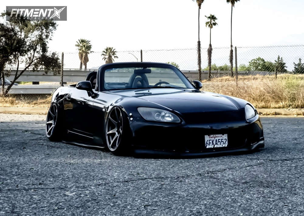 2000 Honda S2000 Base with 18x9.5 MB Wheels Battle and Federal 215x35 ...