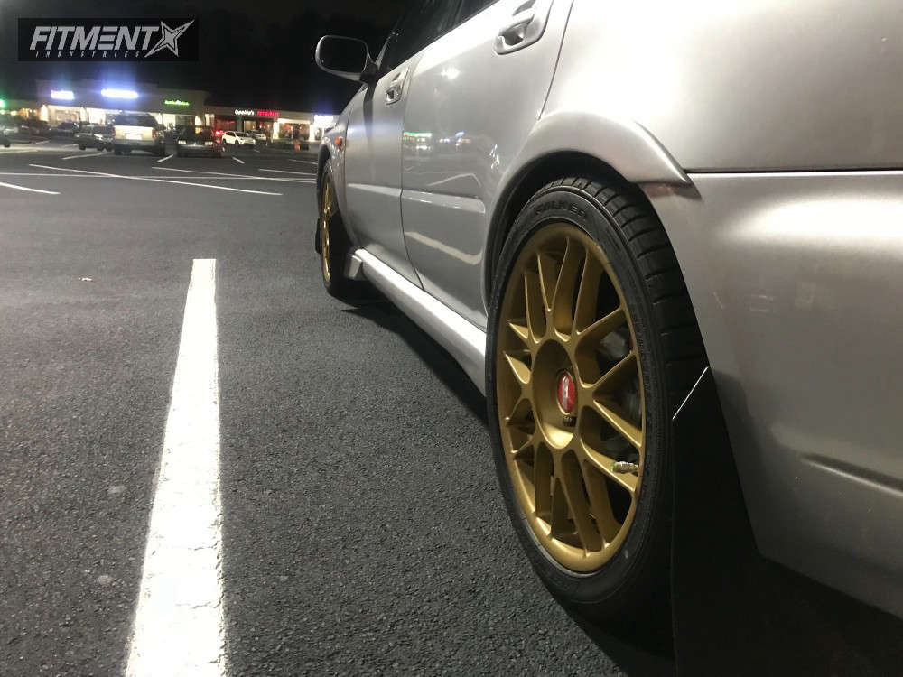 2002 Subaru WRX with 18x8.5 BBS RC 336 and Falken 235x40 on Coilovers | 458980 | Fitment Industries