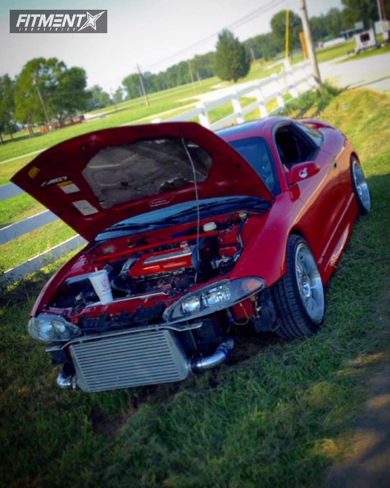 1995 Mitsubishi Eclipse GS with 18x10 STR 514 and Ironman 225x35 on ...