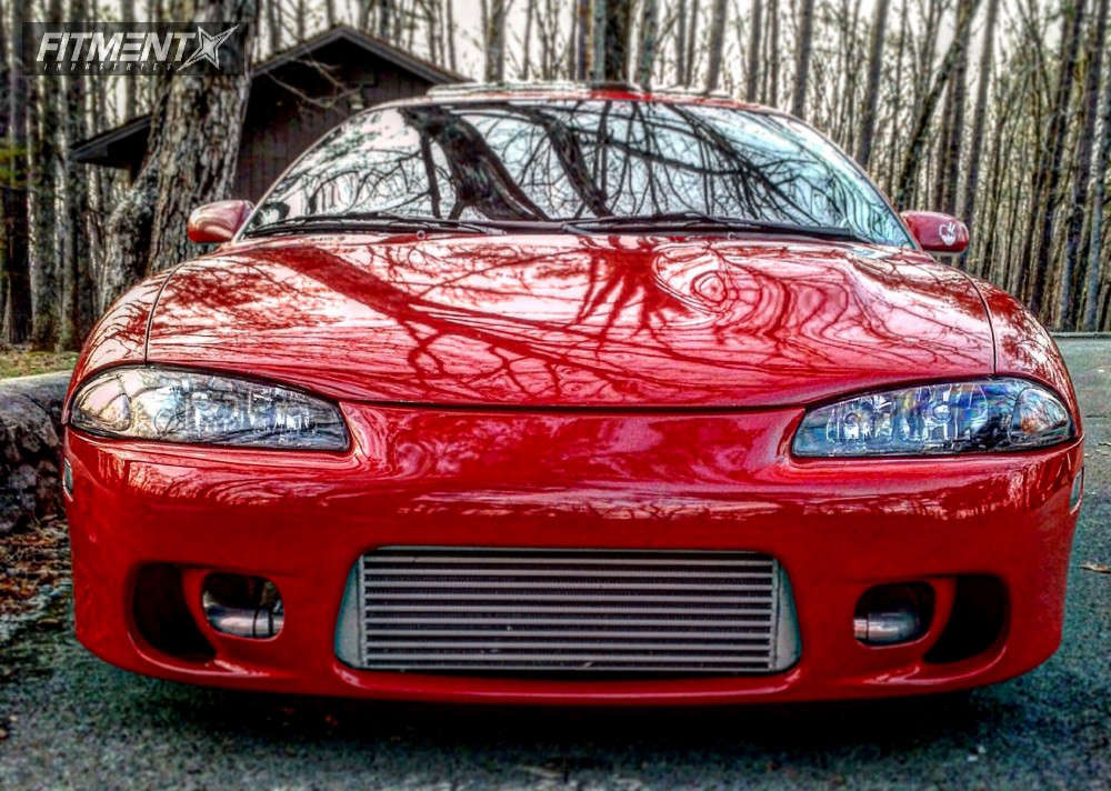 1995 Mitsubishi Eclipse GS with 18x10 STR 514 and Ironman 225x35 on ...