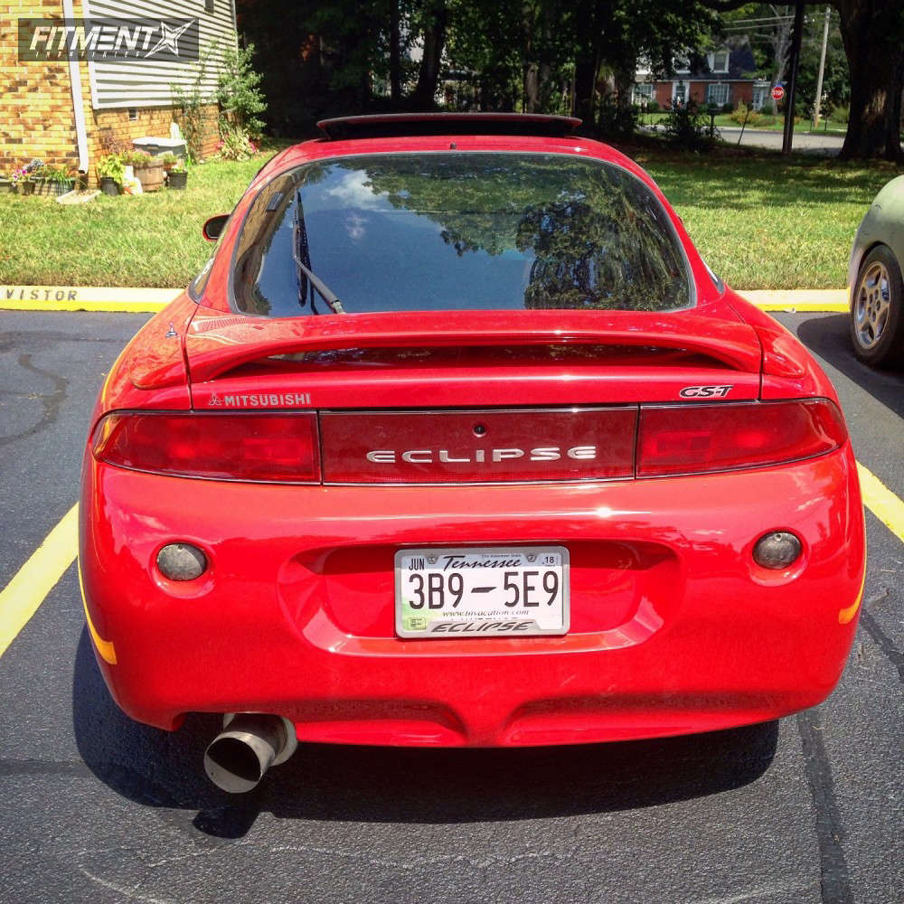 1995 Mitsubishi Eclipse GS with 18x10 STR 514 and Ironman 225x35 on ...