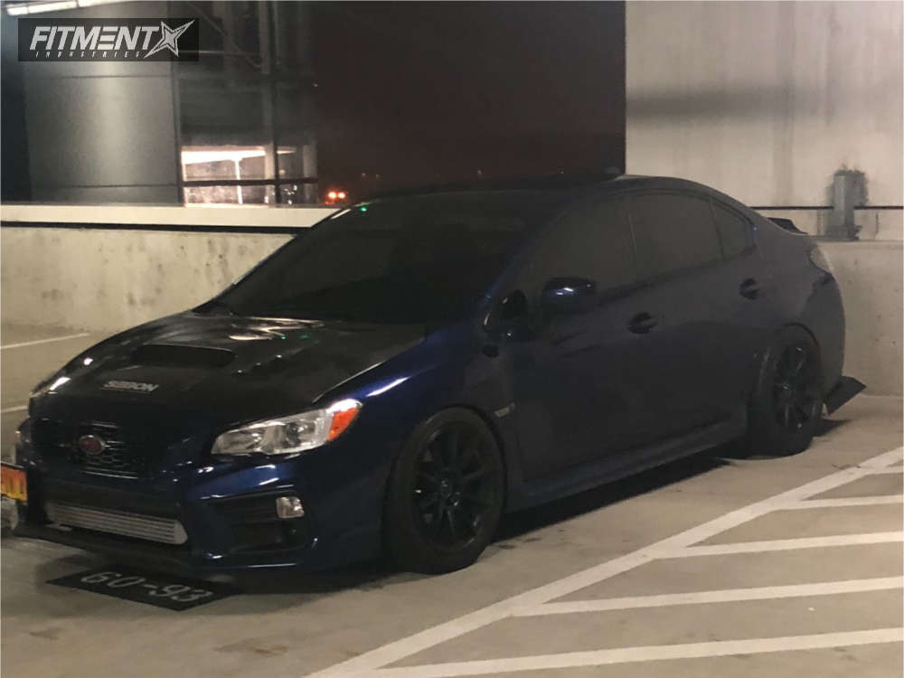 2018 Subaru WRX with 18x9.5 SSR Gtv02 and Federal 265x45 on Coilovers ...
