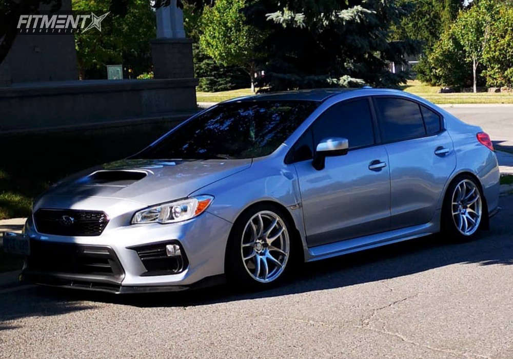 2018 Subaru WRX with 18x9.5 ESR Sr08 and Falken 255x35 on Coilovers ...