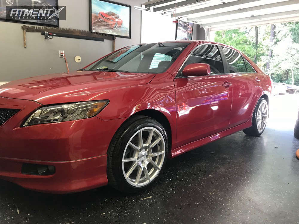 2009 Toyota Camry with 18x8.5 TSW Chrono and Hankook 225x45 on Stock ...
