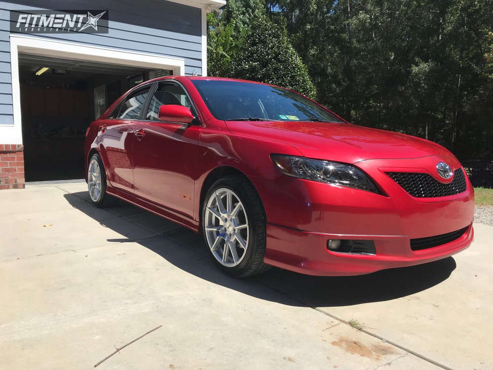 2009 Toyota Camry with 18x8.5 TSW Chrono and Hankook 225x45 on Stock ...