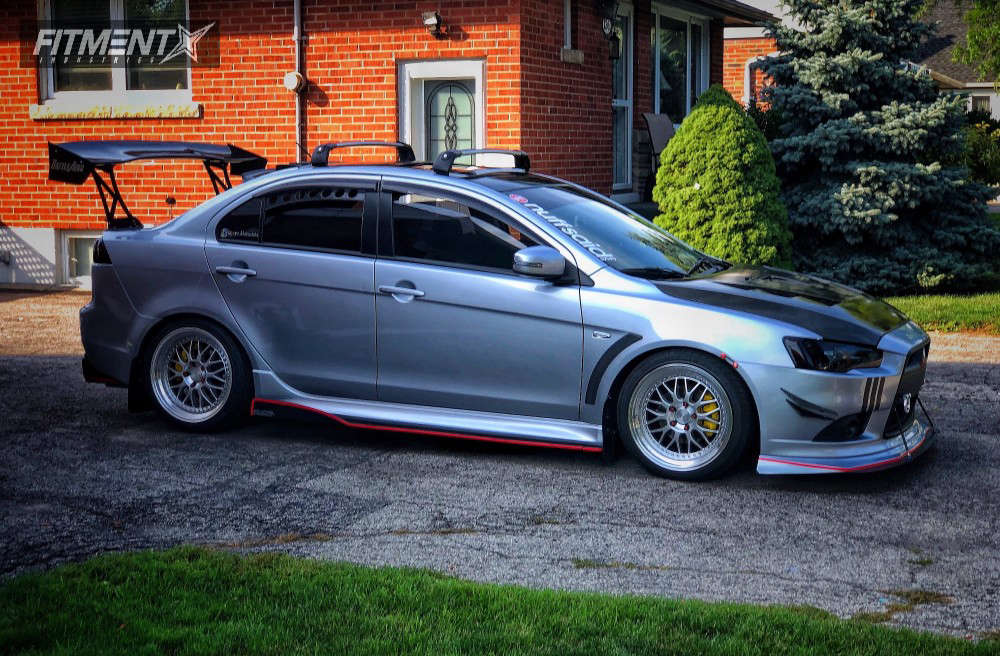 2015 Mitsubishi Lancer with 18x8.5 ESR Sr01 and Michelin 225x35 on ...