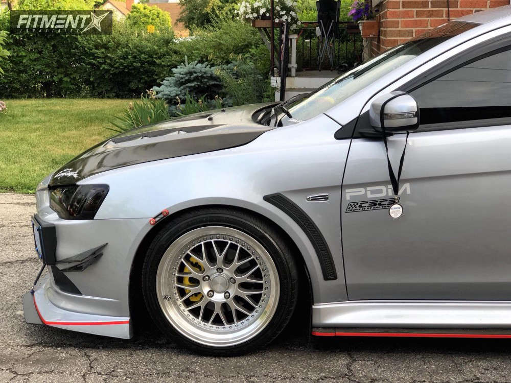 2015 Mitsubishi Lancer with 18x8.5 ESR Sr01 and Michelin 225x35 on ...