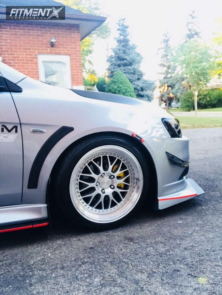 2015 Mitsubishi Lancer with 18x8.5 ESR Sr01 and Michelin 225x35 on ...