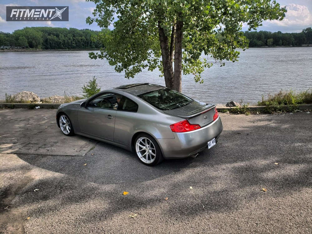 2007 INFINITI G35 with 19x8.5 Aodhan Ls007 and Zeta 235x35 on Stock ...