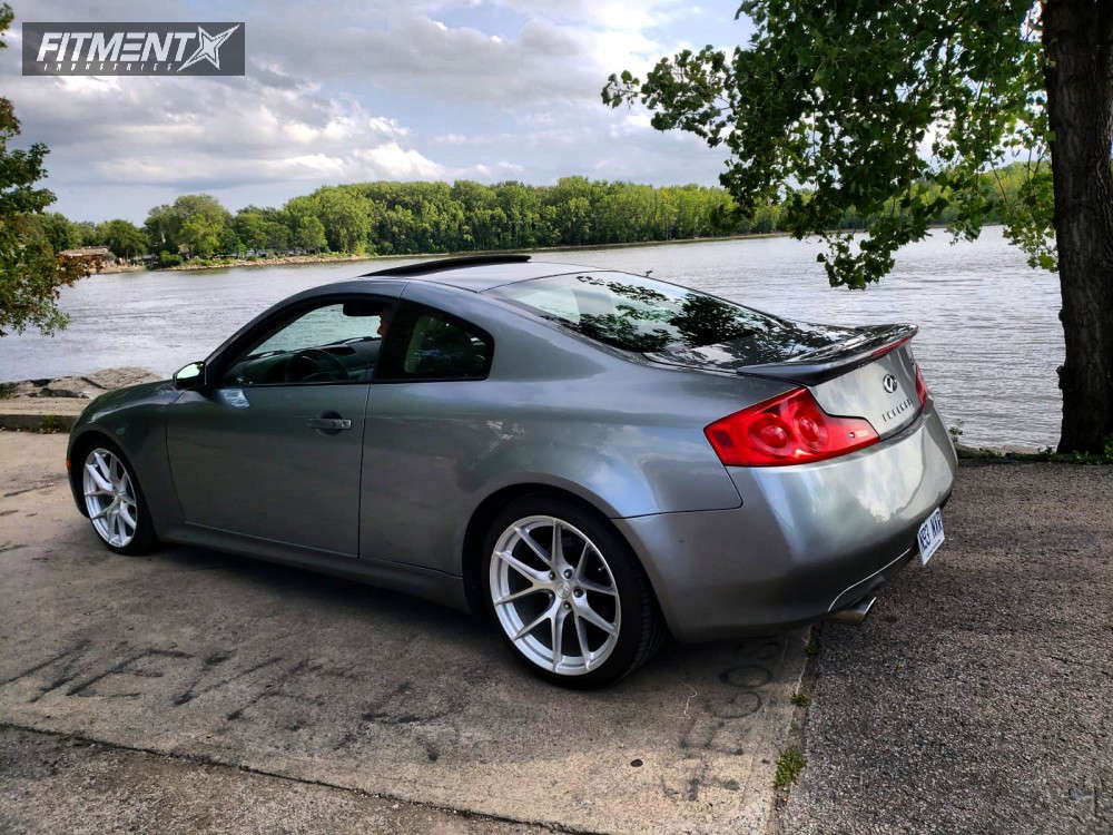 2007 INFINITI G35 with 19x8.5 Aodhan Ls007 and Zeta 235x35 on Stock ...