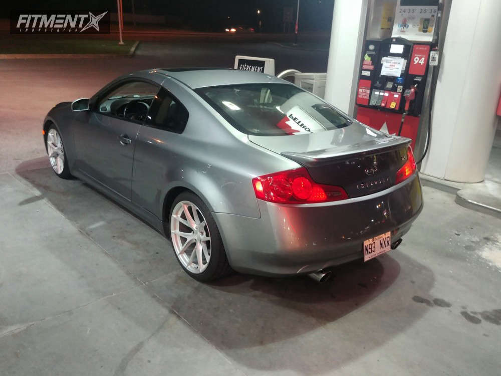 2007 INFINITI G35 with 19x8.5 Aodhan Ls007 and Zeta 235x35 on Stock ...