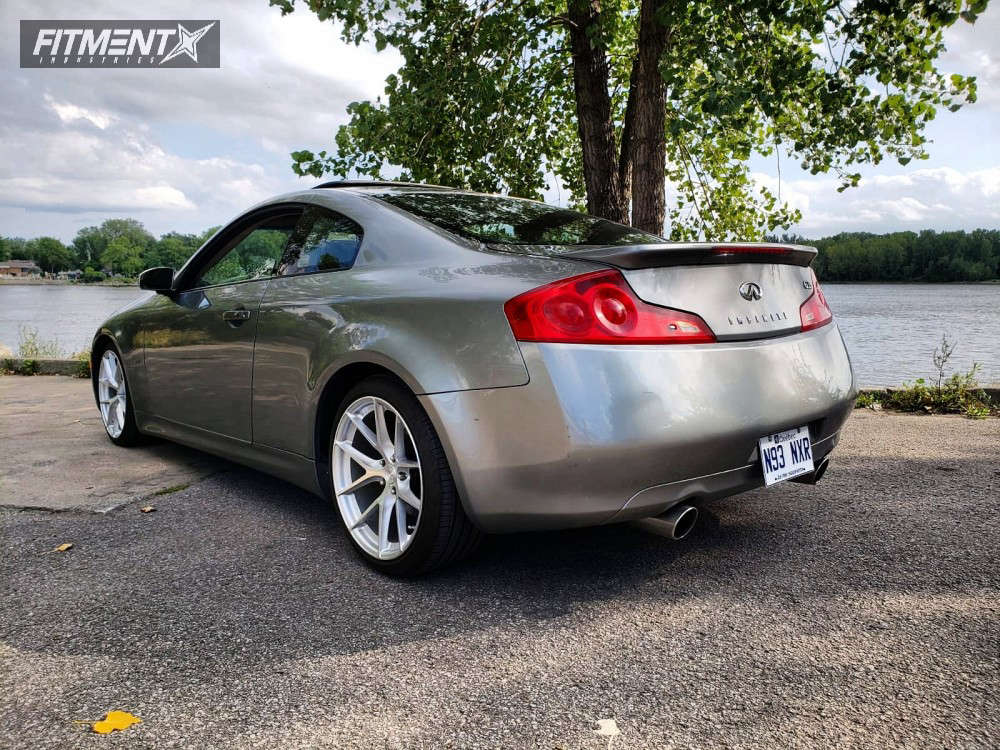 2007 INFINITI G35 with 19x8.5 Aodhan Ls007 and Zeta 235x35 on Stock ...