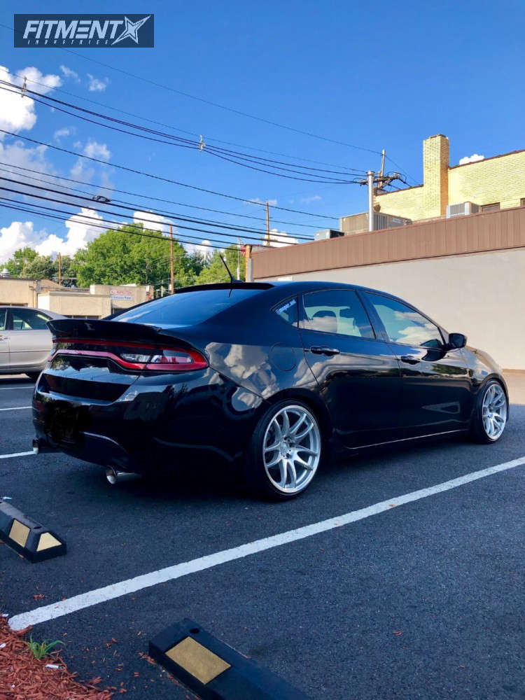 2014 Dodge Dart Limited with 18x9.5 ESR Sr08 and Delinte 215x40 on ...