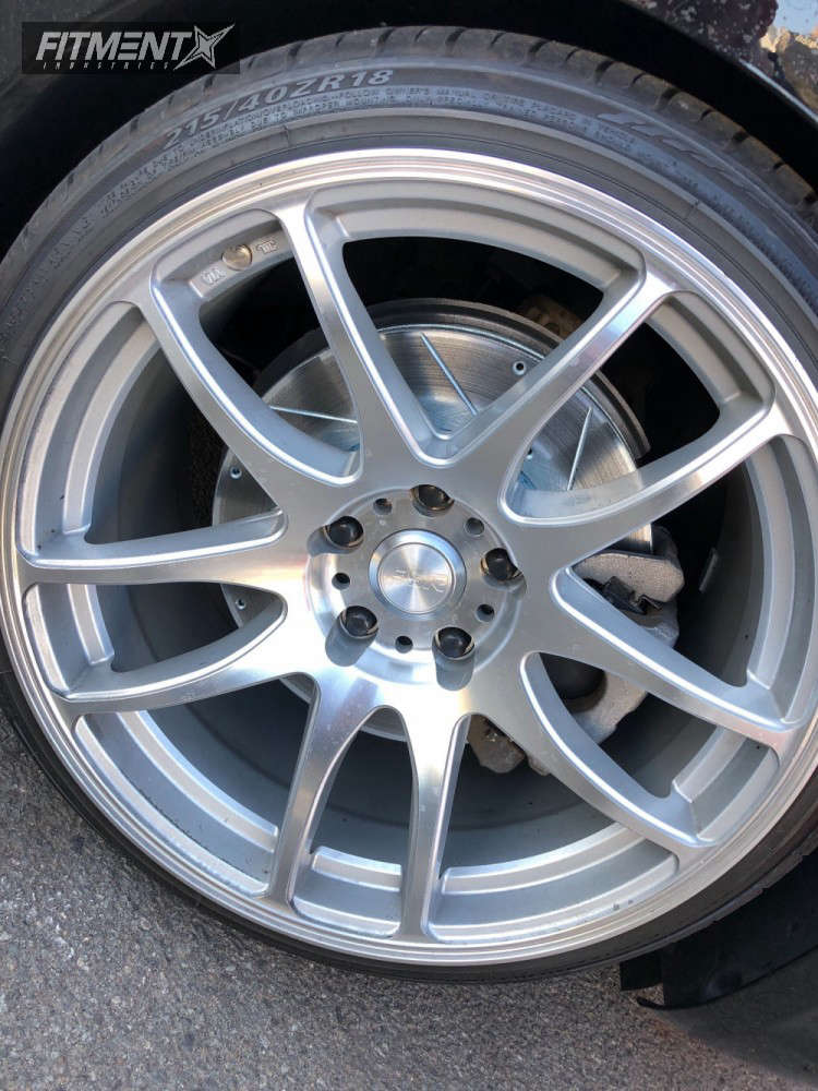 2014 Dodge Dart Limited with 18x9.5 ESR Sr08 and Delinte 215x40 on ...