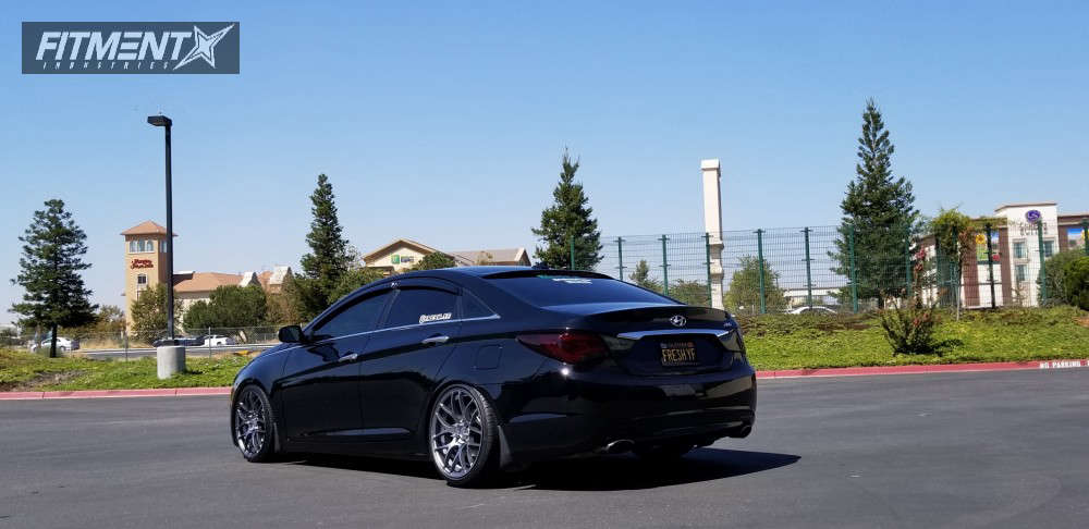 2012 Hyundai Sonata Limited with 19x8.5 Verde Empire and Nankang 235x30 ...