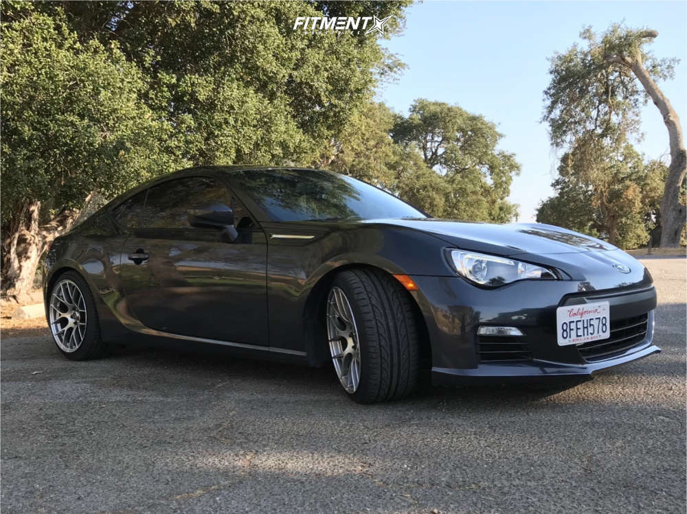2015 Subaru BRZ Base with 18x9.5 Enkei Raijin and Hankook 245x35 on ...