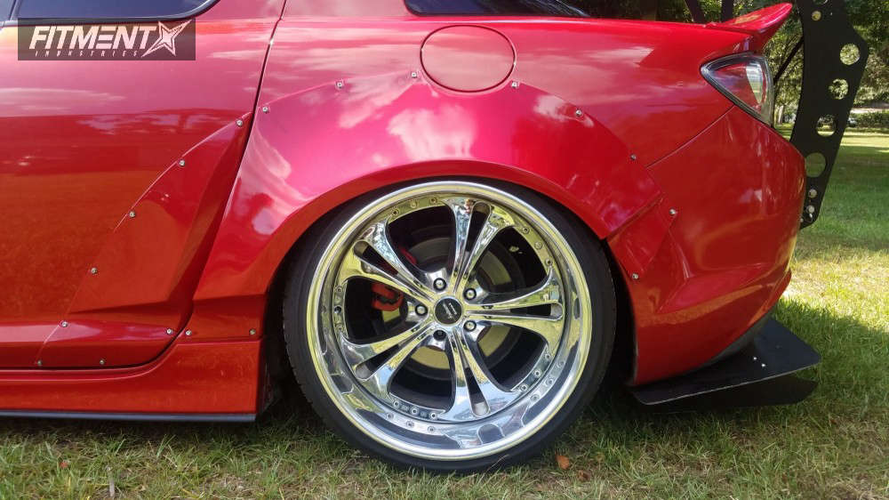 2010 Mazda RX-8 Sport with 20x10.5 Weds Cerberus Ii and Delinte 245x35 ...