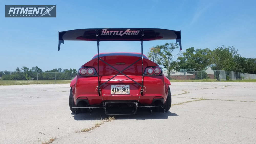2010 Mazda RX-8 Sport with 20x10.5 Weds Cerberus Ii and Delinte 245x35 ...