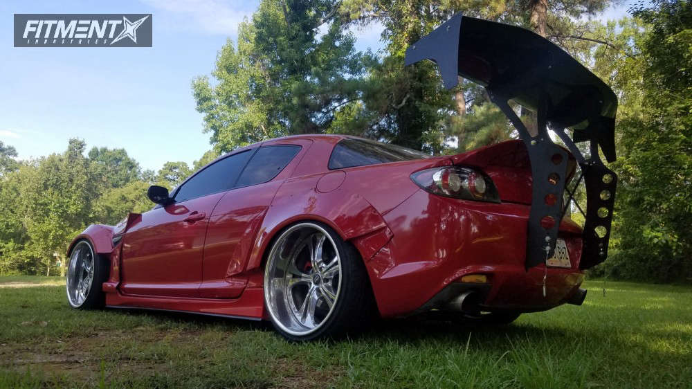 2010 Mazda RX-8 Sport with 20x10.5 Weds Cerberus Ii and Delinte 245x35 ...