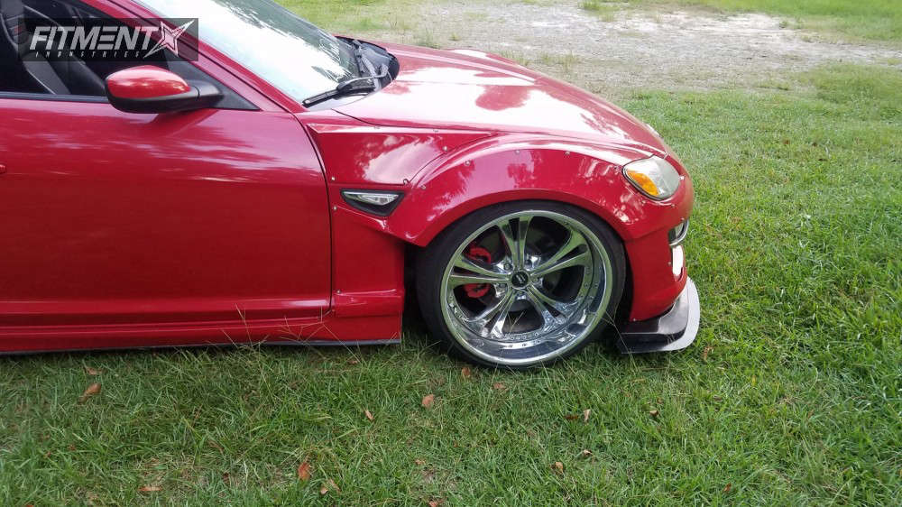 2010 Mazda RX-8 Sport with 20x10.5 Weds Cerberus Ii and Delinte 245x35 ...