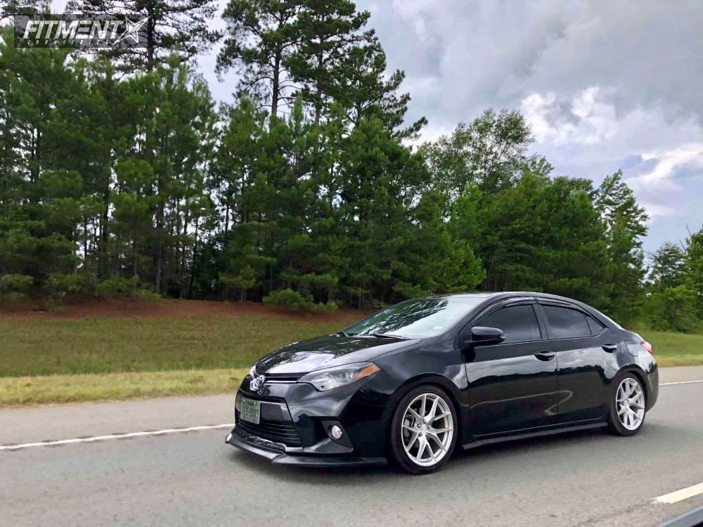 2016 Toyota Corolla LE with 18x8 Aodhan Ls007 and Grenlander 225x40 on ...