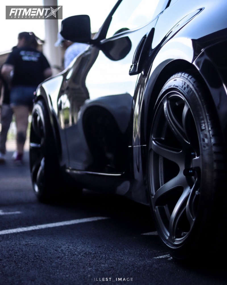 2011 Nissan 370Z Touring with 19x9.5 Work T7R and Yokohama 235x35 on ...