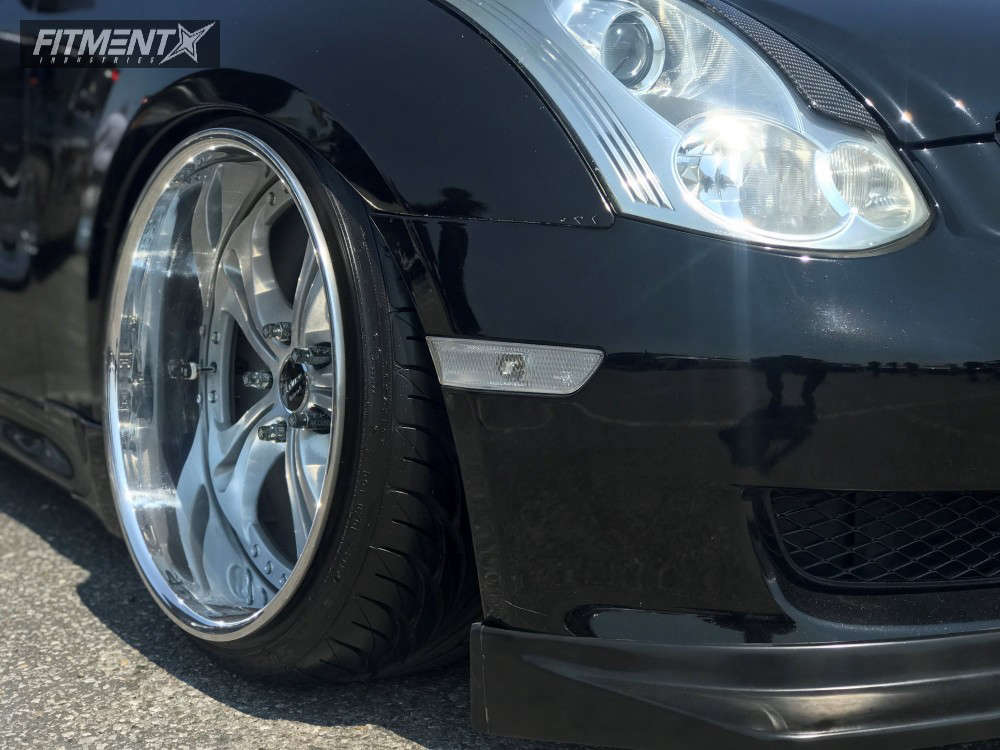 2006 INFINITI G35 X with 19x10.5 Weds Cerberus Ii and Federal 225x35 on ...