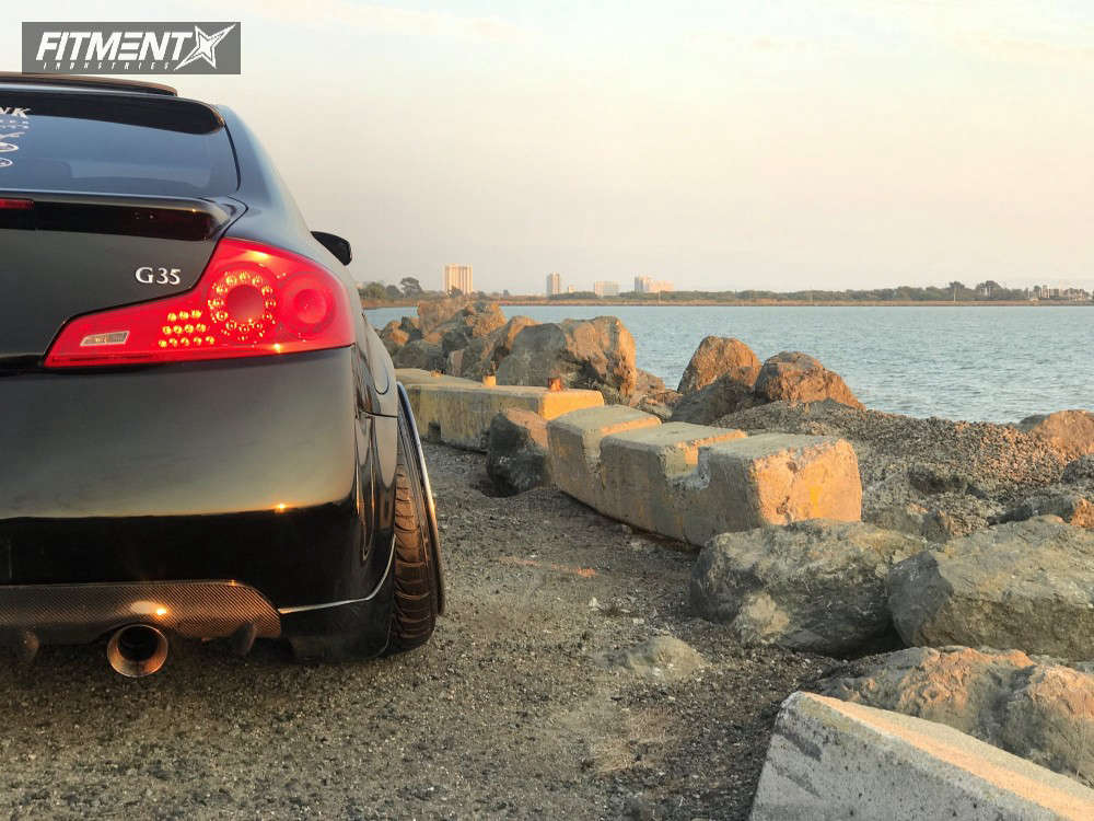 2006 INFINITI G35 X with 19x10.5 Weds Cerberus Ii and Federal 225x35 on ...