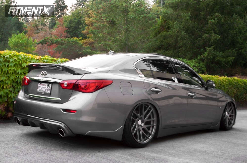 2014 INFINITI Q50 Sport with 20x9 Varrstoen L153 and Achilles 265x35 on ...