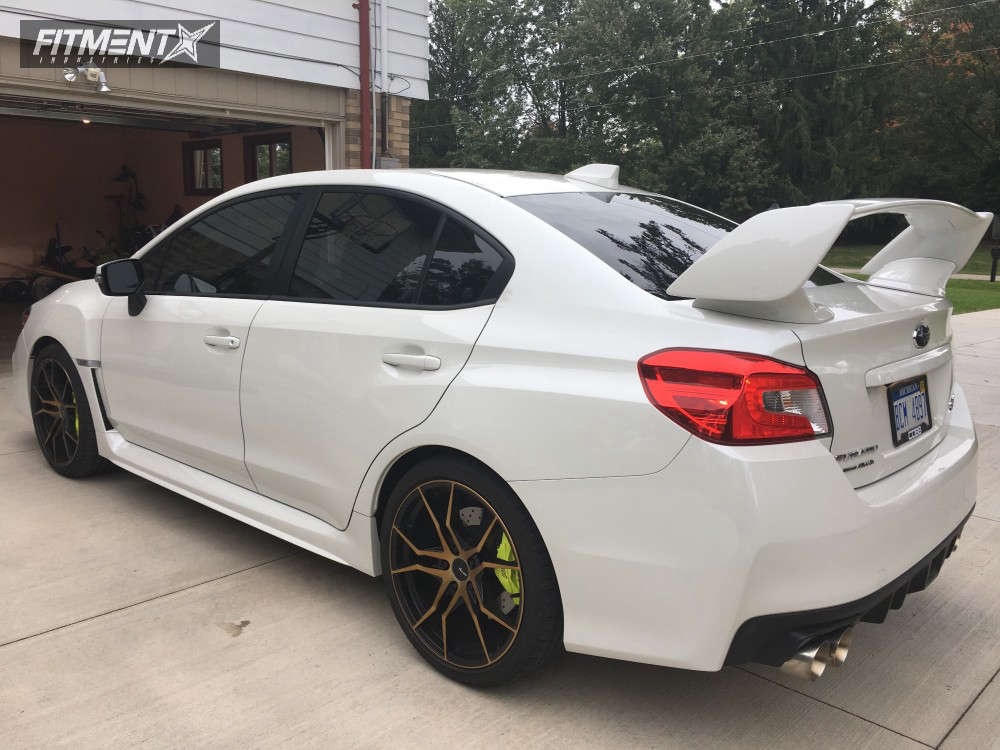 2018 Subaru WRX STI Base with 19x8.5 Advanti Racing Hydra and Yokohama ...
