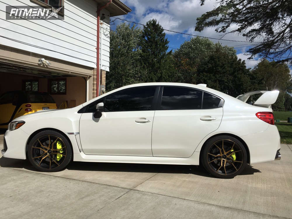 2018 Subaru WRX STI Base with 19x8.5 Advanti Racing Hydra and Yokohama ...
