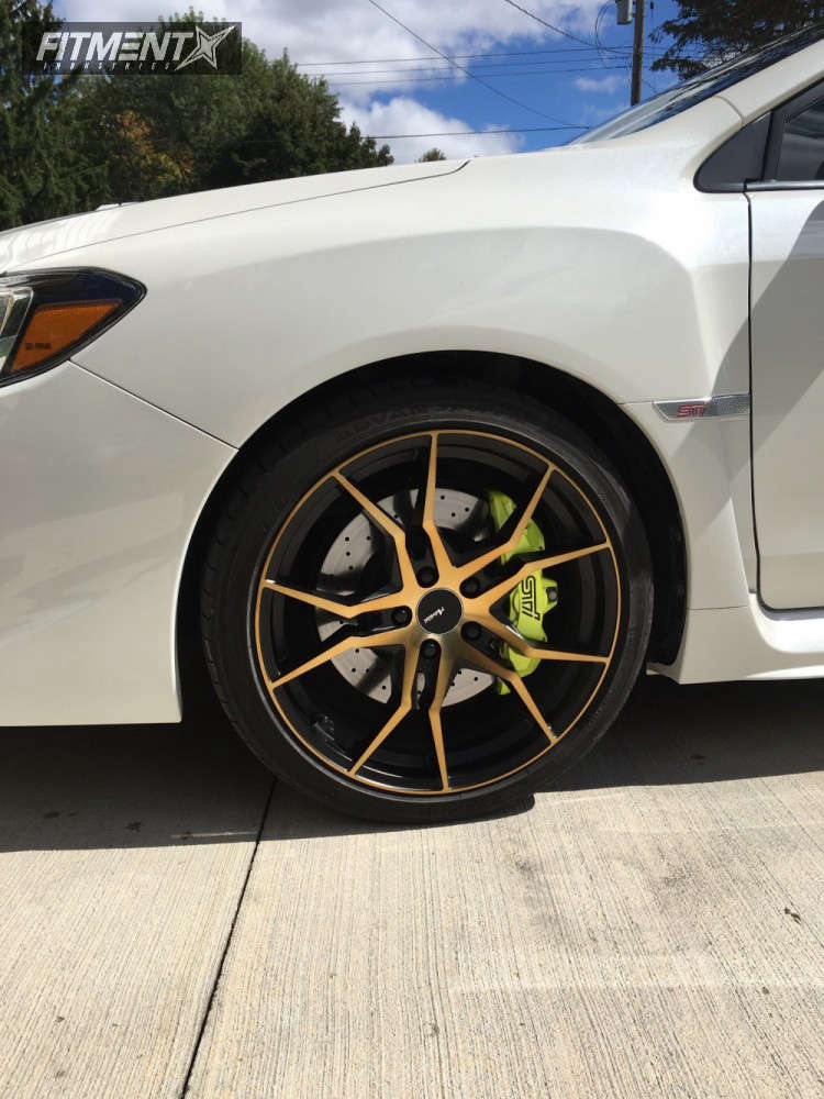 2018 Subaru WRX STI Base with 19x8.5 Advanti Racing Hydra and Yokohama ...
