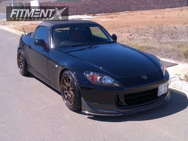2007 Honda S2000 2dr Convertible (2.2L 4cyl 6M) with 17x9 Volk Ce28n ...