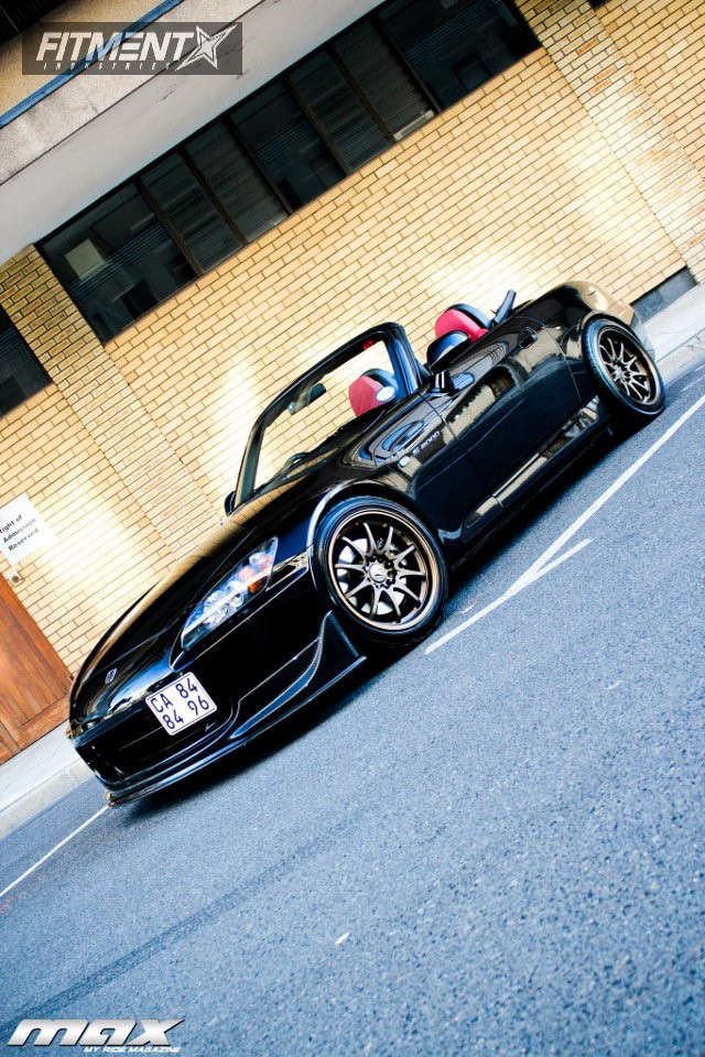 2007 Honda S2000 2dr Convertible (2.2L 4cyl 6M) with 17x9 Volk Ce28n ...