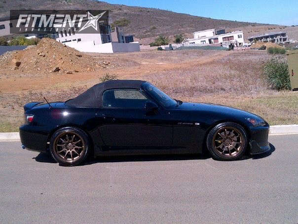 2007 Honda S2000 2dr Convertible (2.2L 4cyl 6M) with 17x9 Volk Ce28n ...