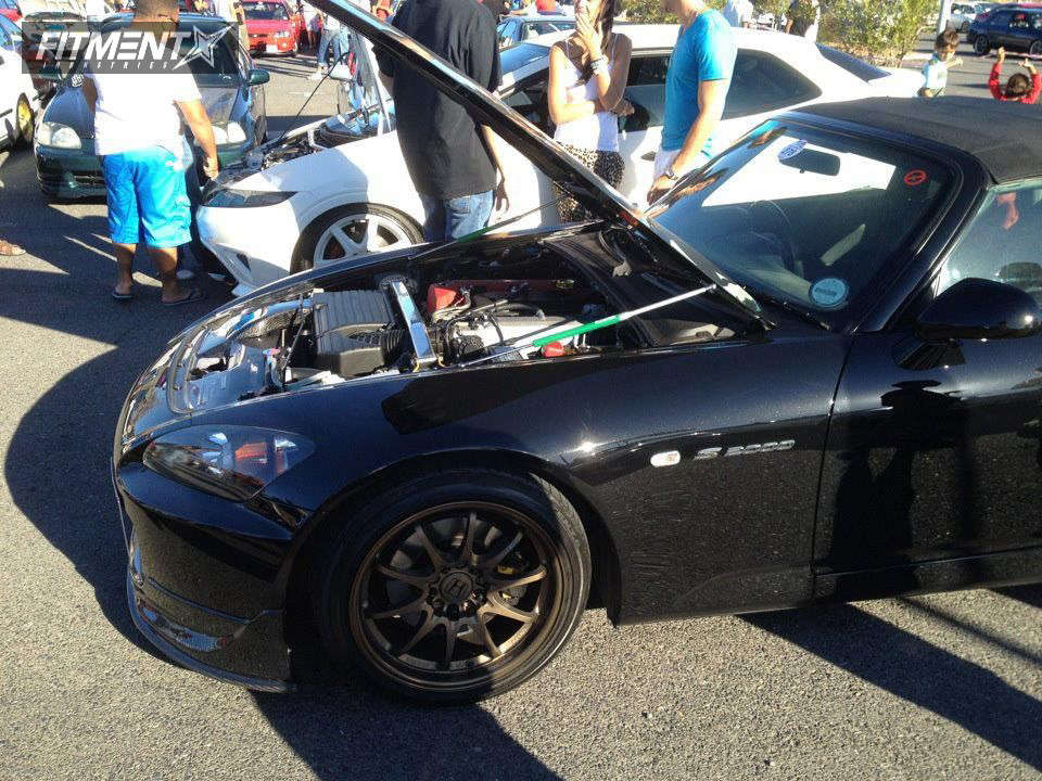 2007 Honda S2000 2dr Convertible (2.2L 4cyl 6M) with 17x9 Volk Ce28n ...