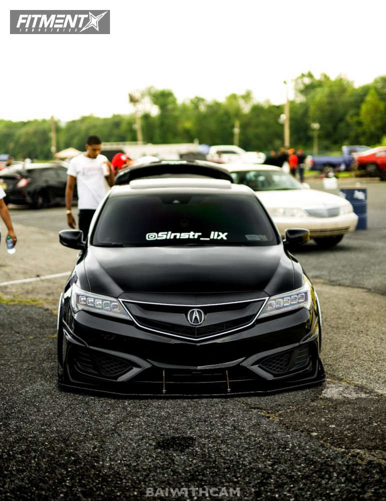 2017 Acura ILX Premium with 18x10 Work VS XX and Federal 245x35 on Air ...